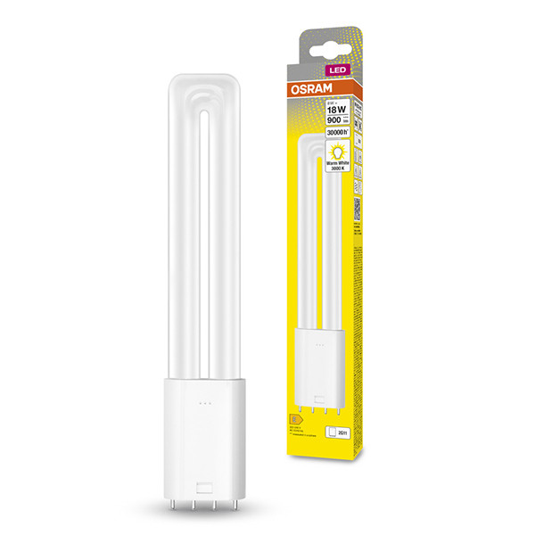 Osram LED lamp 2G11 | PL-L | Mat | 3000K | 900 lumen | 8W (18W) Osram ...